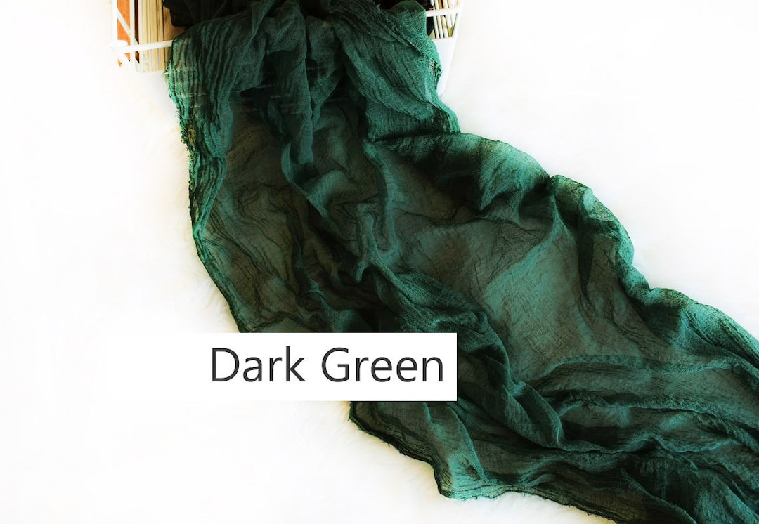Dark Green-rustic Wedding Table Runner, Arch/aisle Decor, Party Back ...