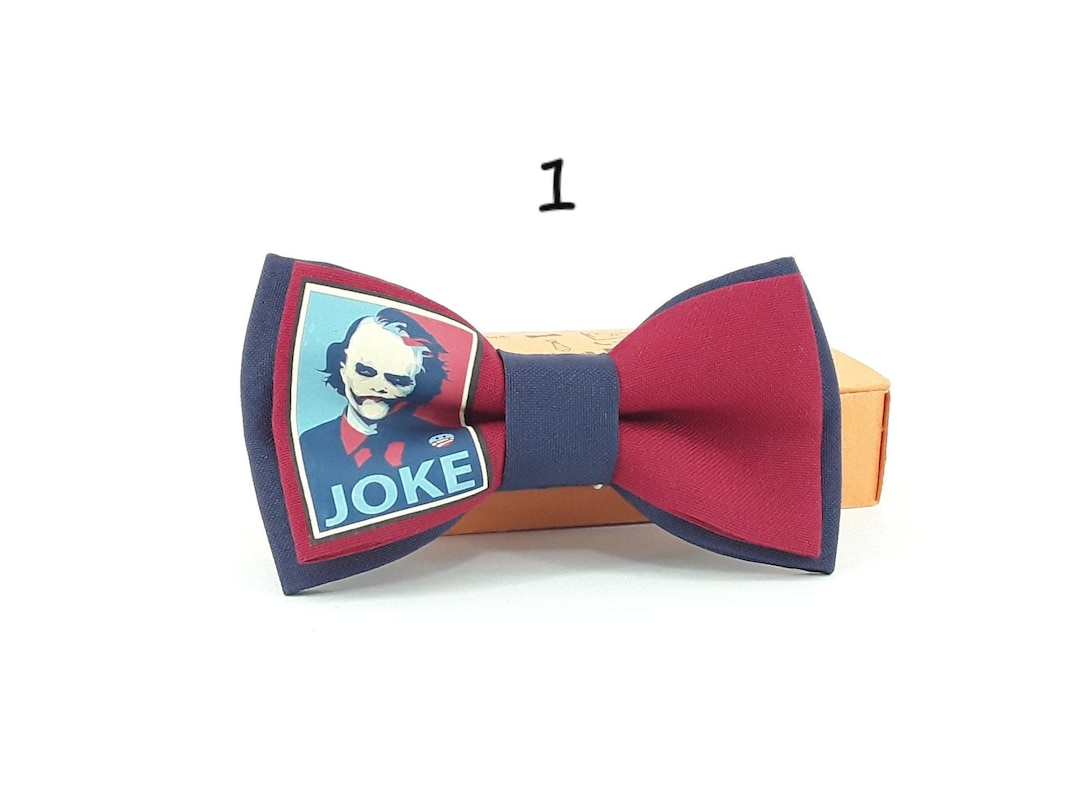 Joker Bow Tie for Men and Kids - Etsy Hong Kong
