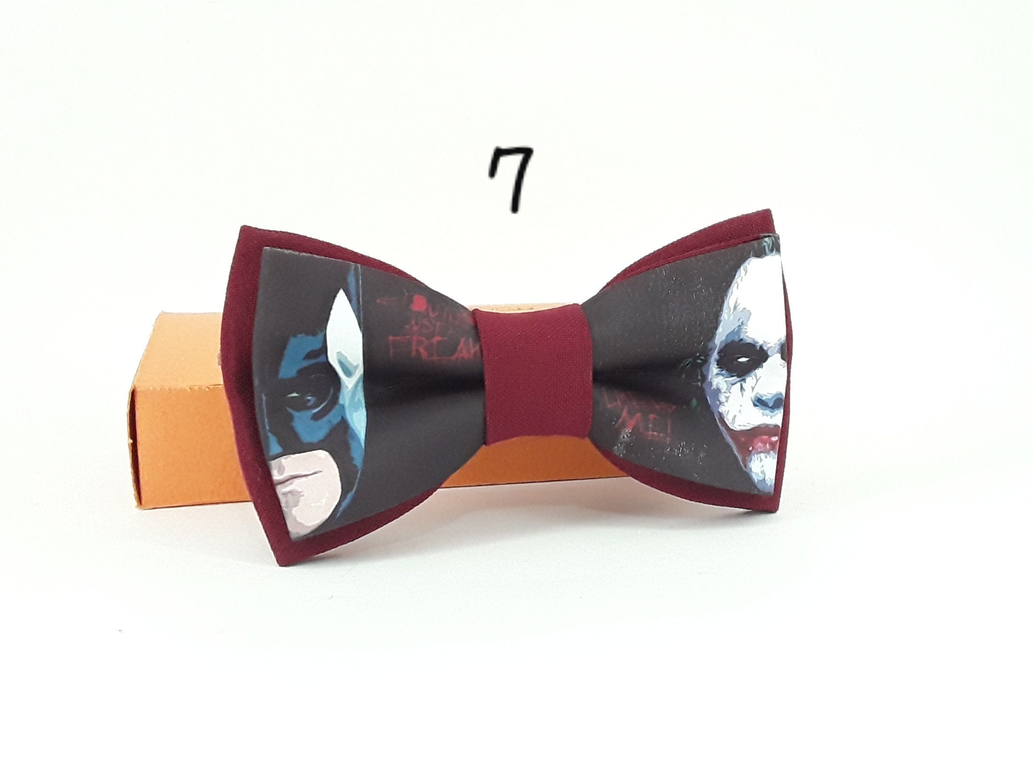Joker Bow Tie for Men and Kids - Etsy Hong Kong