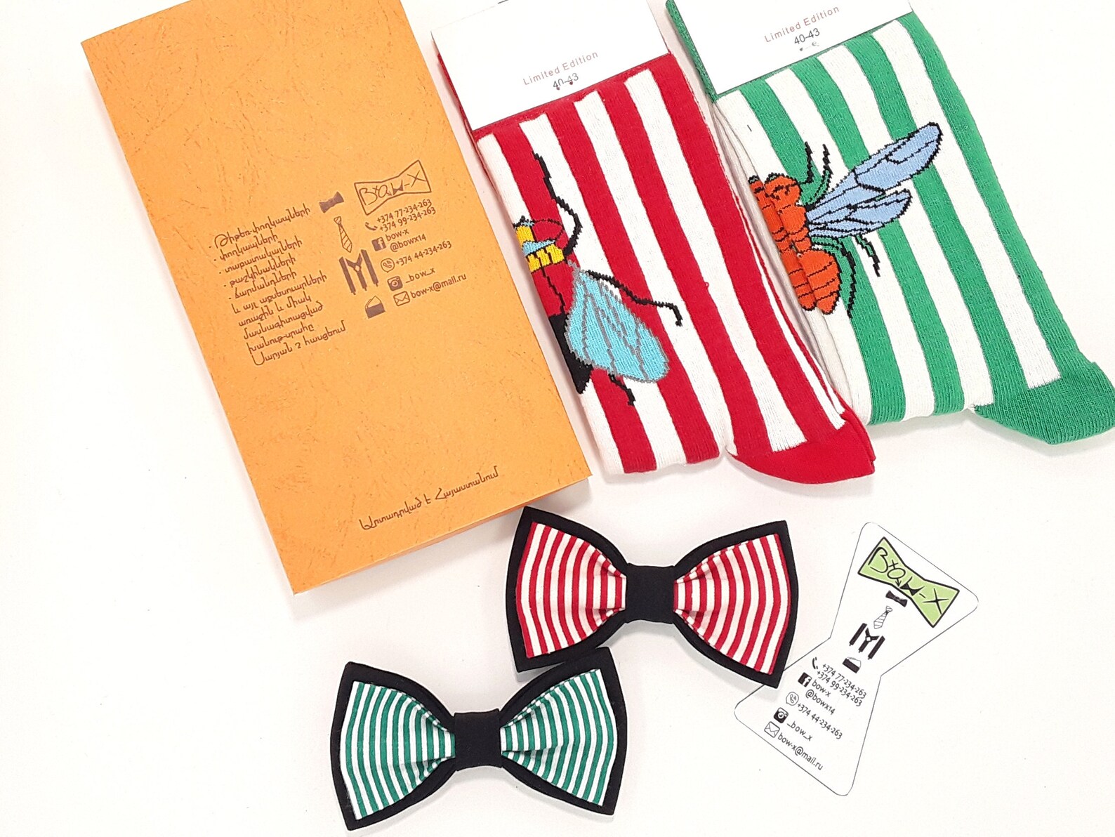 Matching Socks and Bow Tie, Men Socks, Womens Socks, Colorful Socks ...