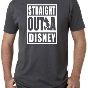 Straight Outta Disney Family Shirts Matching Family Disney - Etsy