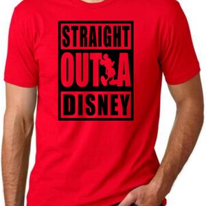 Straight Outta Disney Family Shirts Matching Family Disney - Etsy