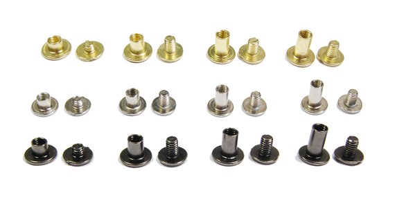 Chicago Screws 4mm to 10mm Vary Colour Iron Fasteners - Etsy