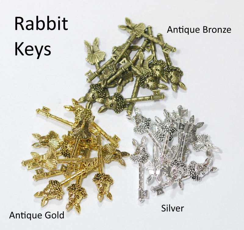 Antique Bronze Rabbit Keys 5.5cm/ 50.5mm Metal Charms - Etsy UK