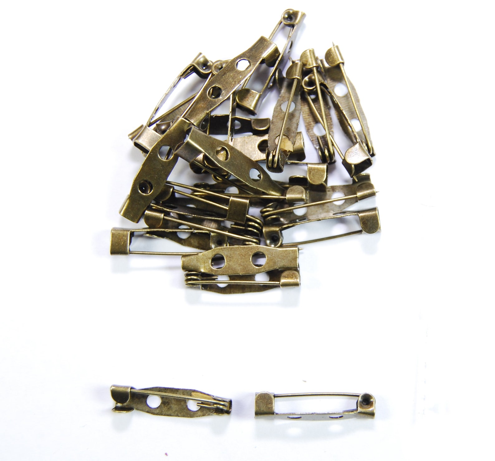 Brooch Pins 20mm x 5mm with Hook Catch For Jewellery Making | Etsy