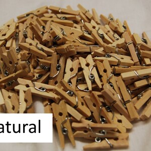 35mm Small Wooden Craft Pegs Choice of Colours Mini Clip - Etsy UK