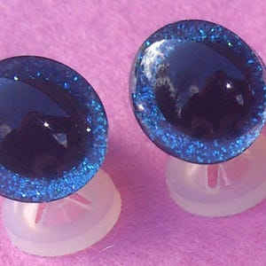 3D 25mm Safety Teddy Eyes With PLASTIC BACKS - Choice of Colours ...