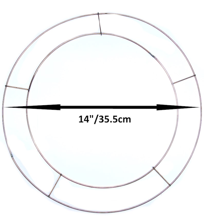 Metal Florist Wreath Frames/rings - Flat, Clamped and Raised - Various ...