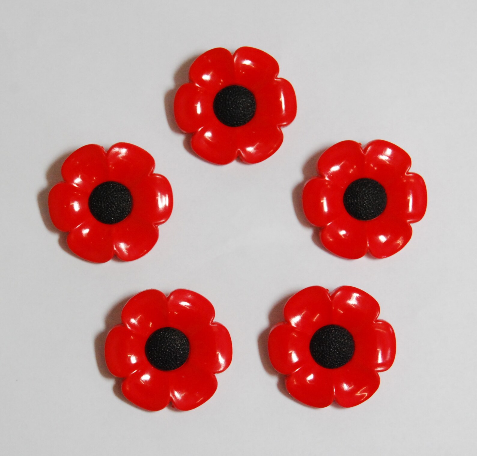 29mm Large Flower Buttons Choice of Colours Sewing | Etsy