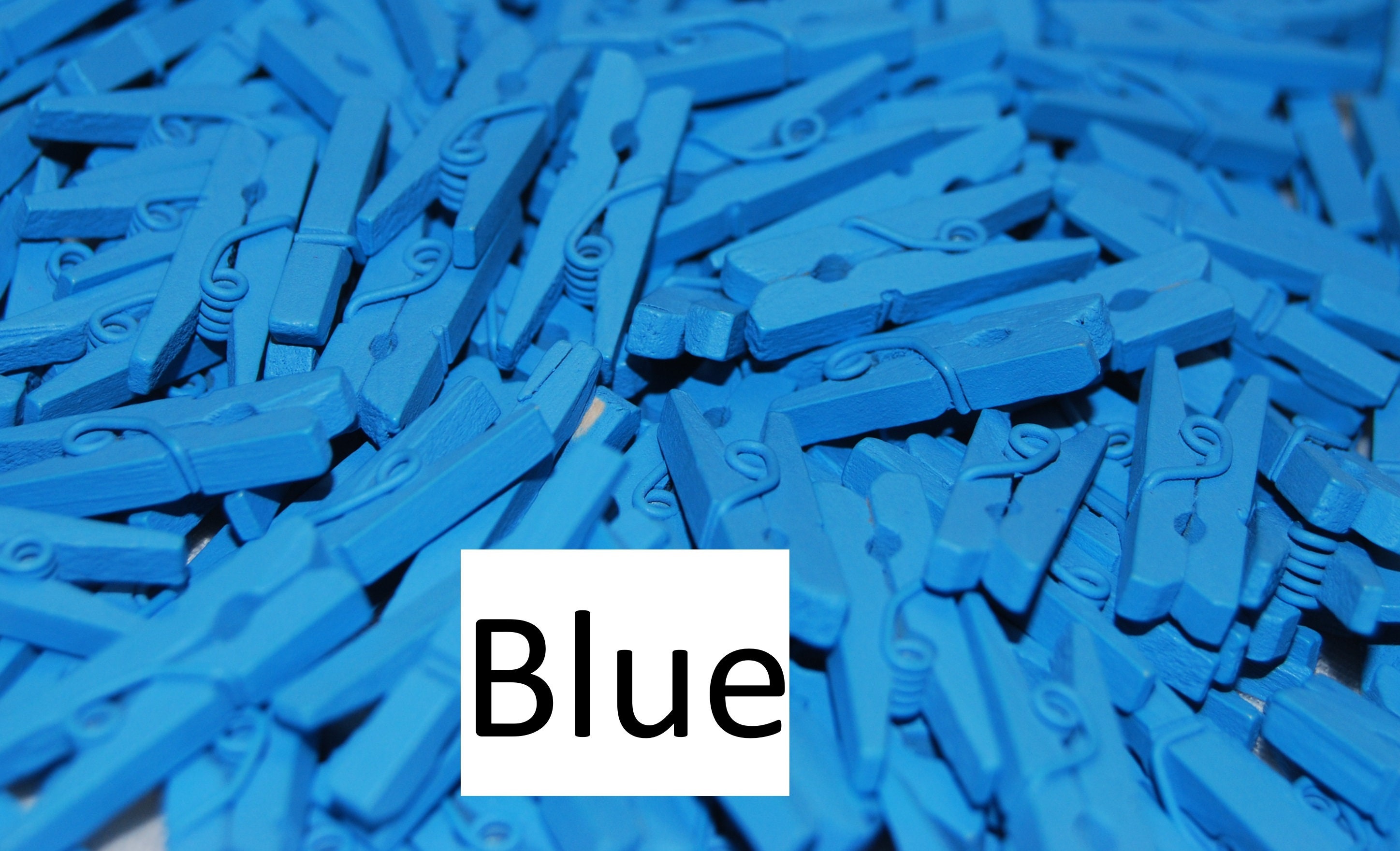 35mm Small Wooden Craft Pegs Choice of Colours Mini Clip - Etsy UK