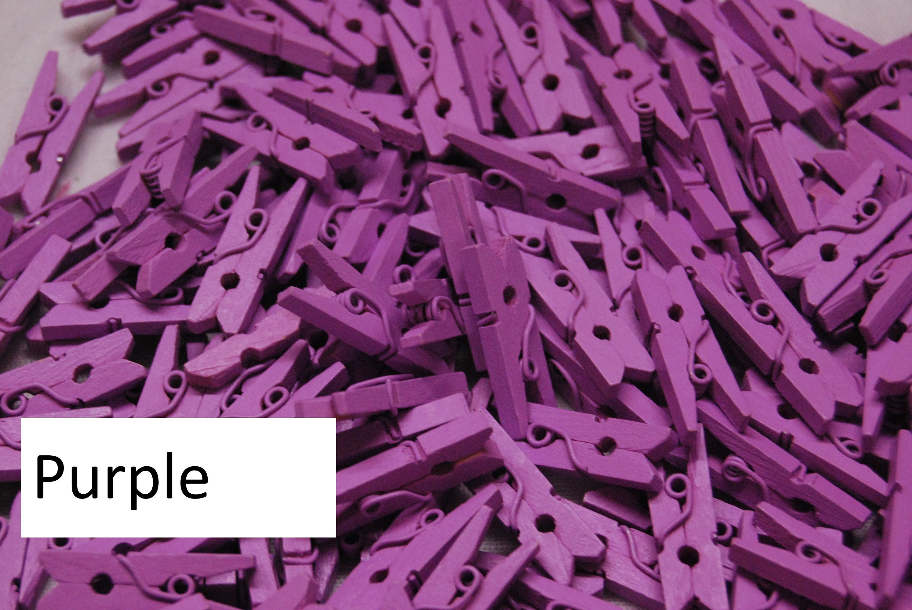 35mm Small Wooden Craft Pegs Choice of Colours Mini Clip - Etsy UK