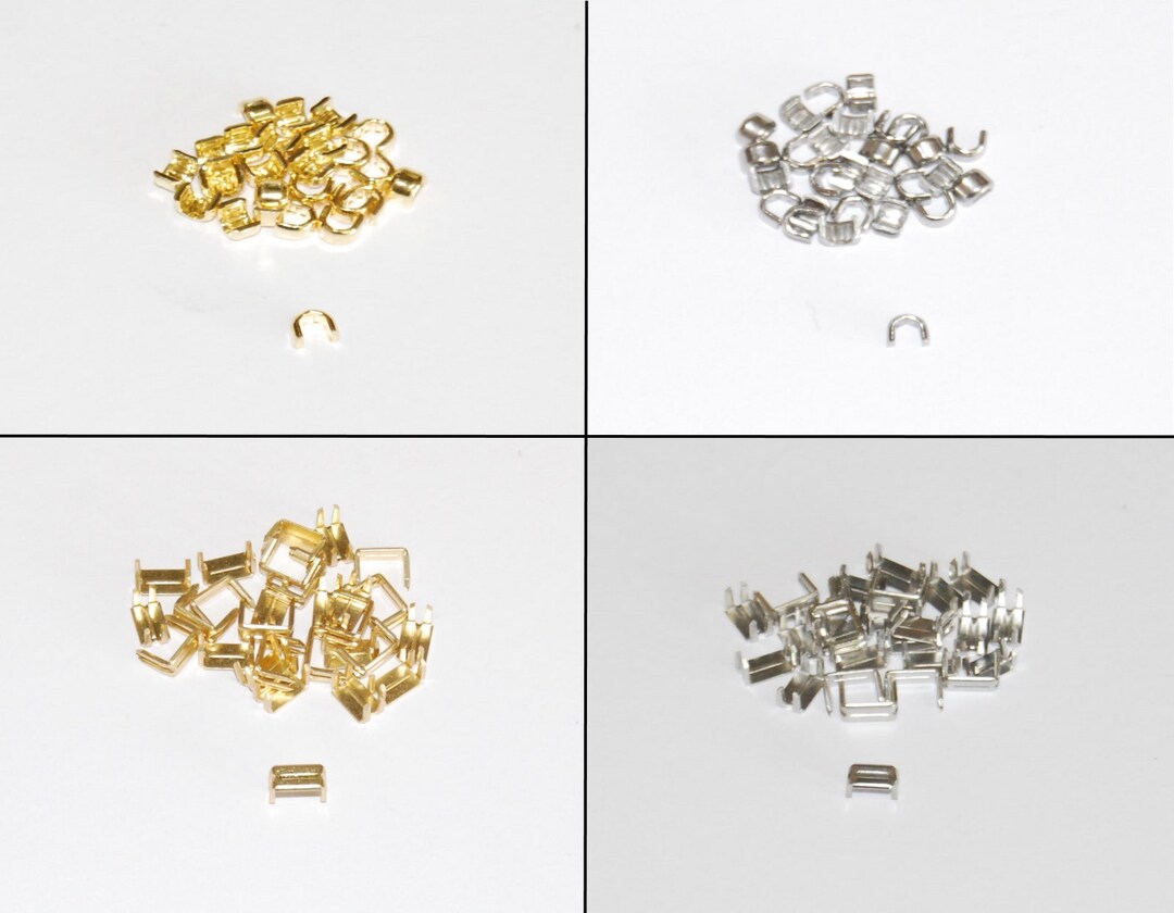 Number 3 Zipper Top Stops Gold Zip Accessories - Etsy