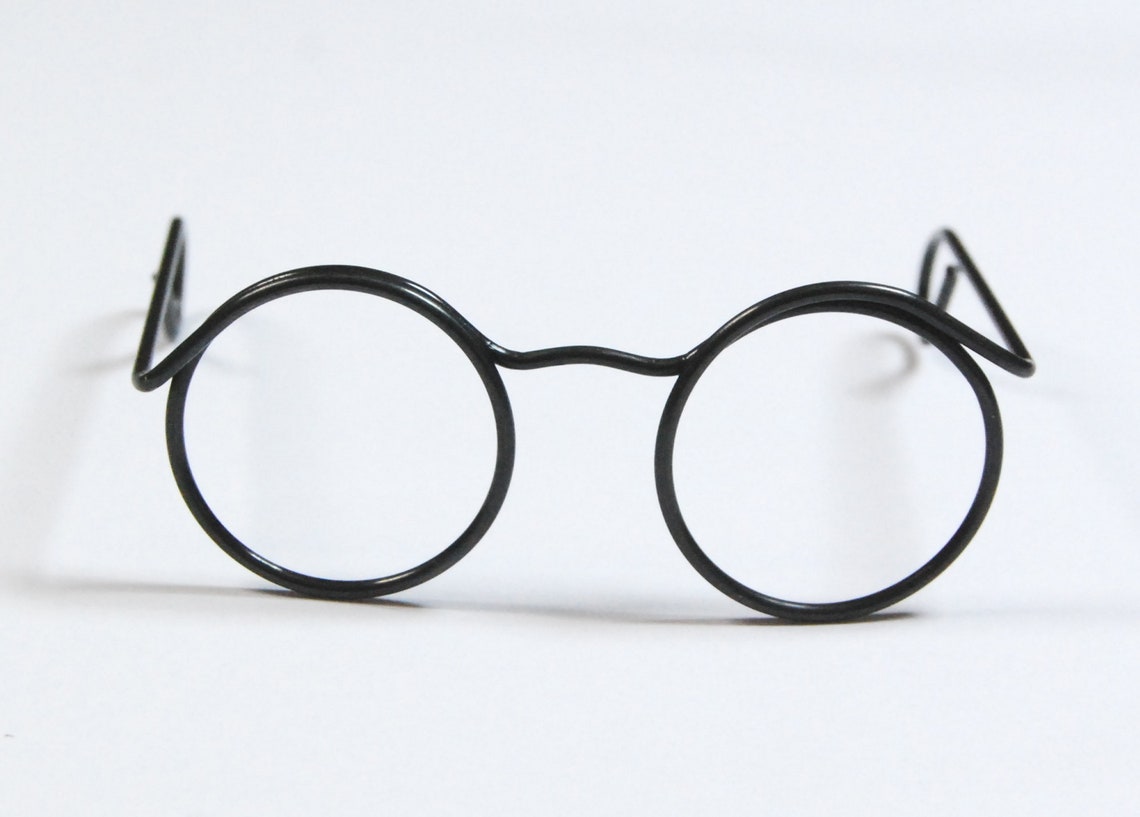 BLACK Toy Glasses Mini Spectacles for Dolls or Santas - Etsy UK