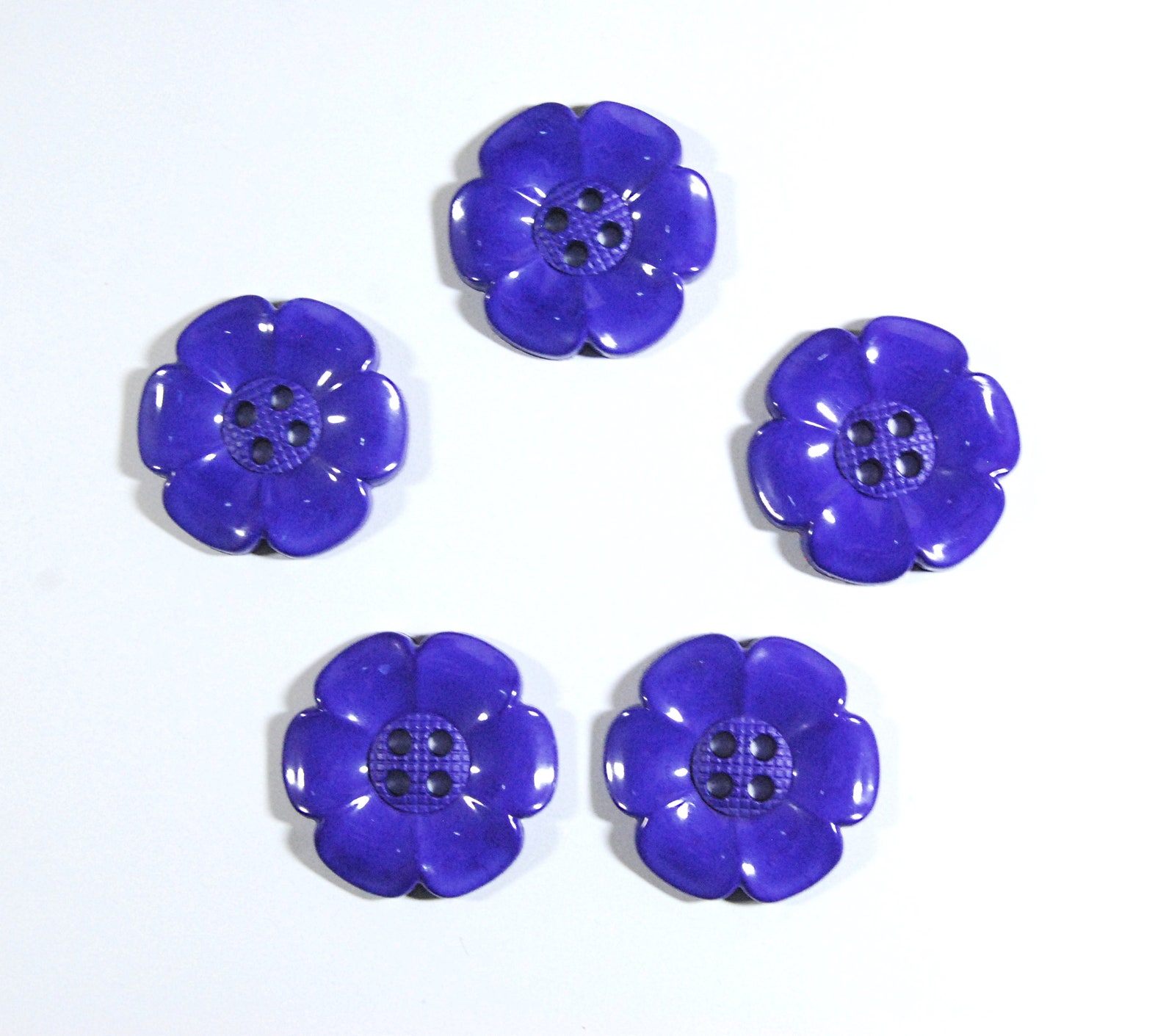 63mm Large Flower Buttons Choice of Colours Sewing - Etsy UK