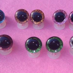 3D 25mm Safety Teddy Eyes With PLASTIC BACKS - Choice of Colours ...