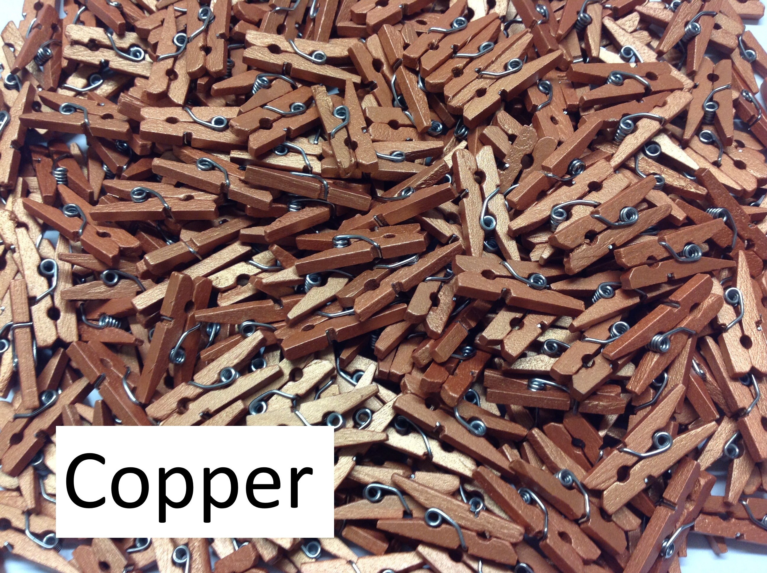 25mm Small Wooden Craft Pegs Choice of Metallic Colours - Etsy UK