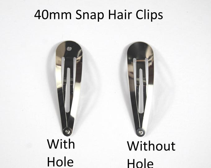 Large Gold Hair Clips - Snap Clips, Hair Accessories, Snap Clips ...