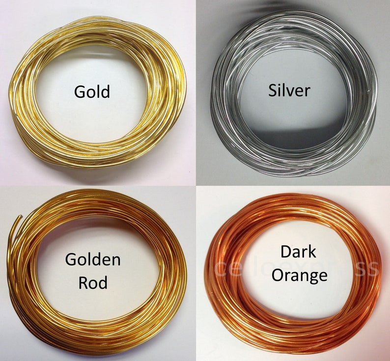 3mm x 50m Aluminium Wire Choice of Colours Thin Gauge | Etsy