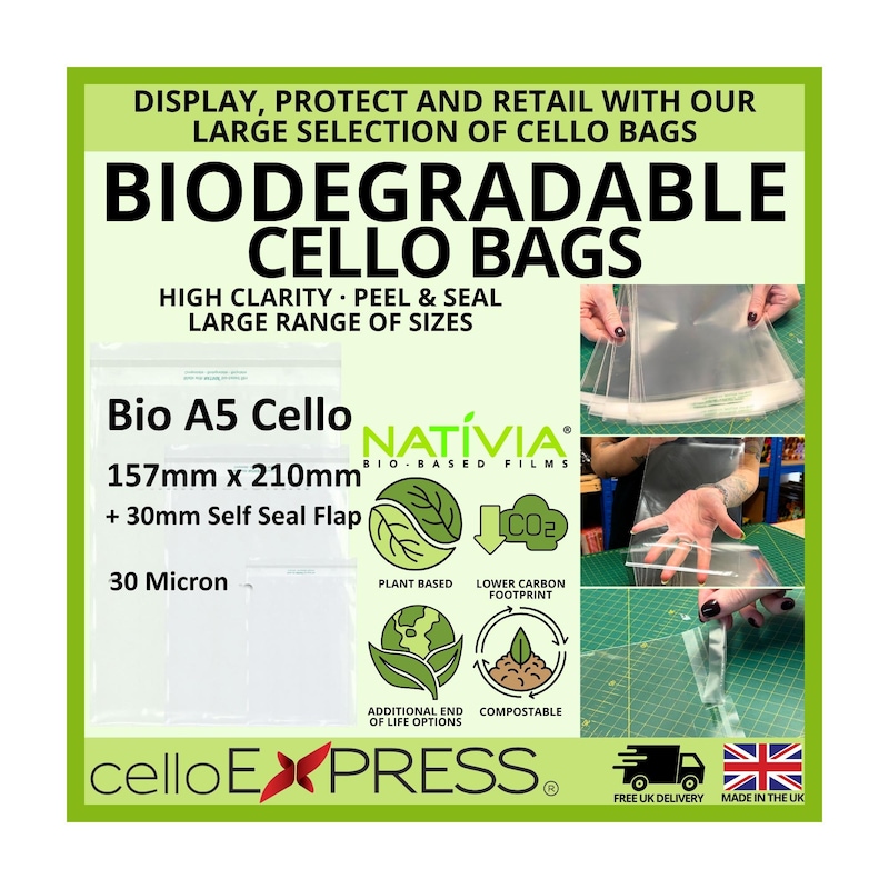 Cello Bags - Etsy UK