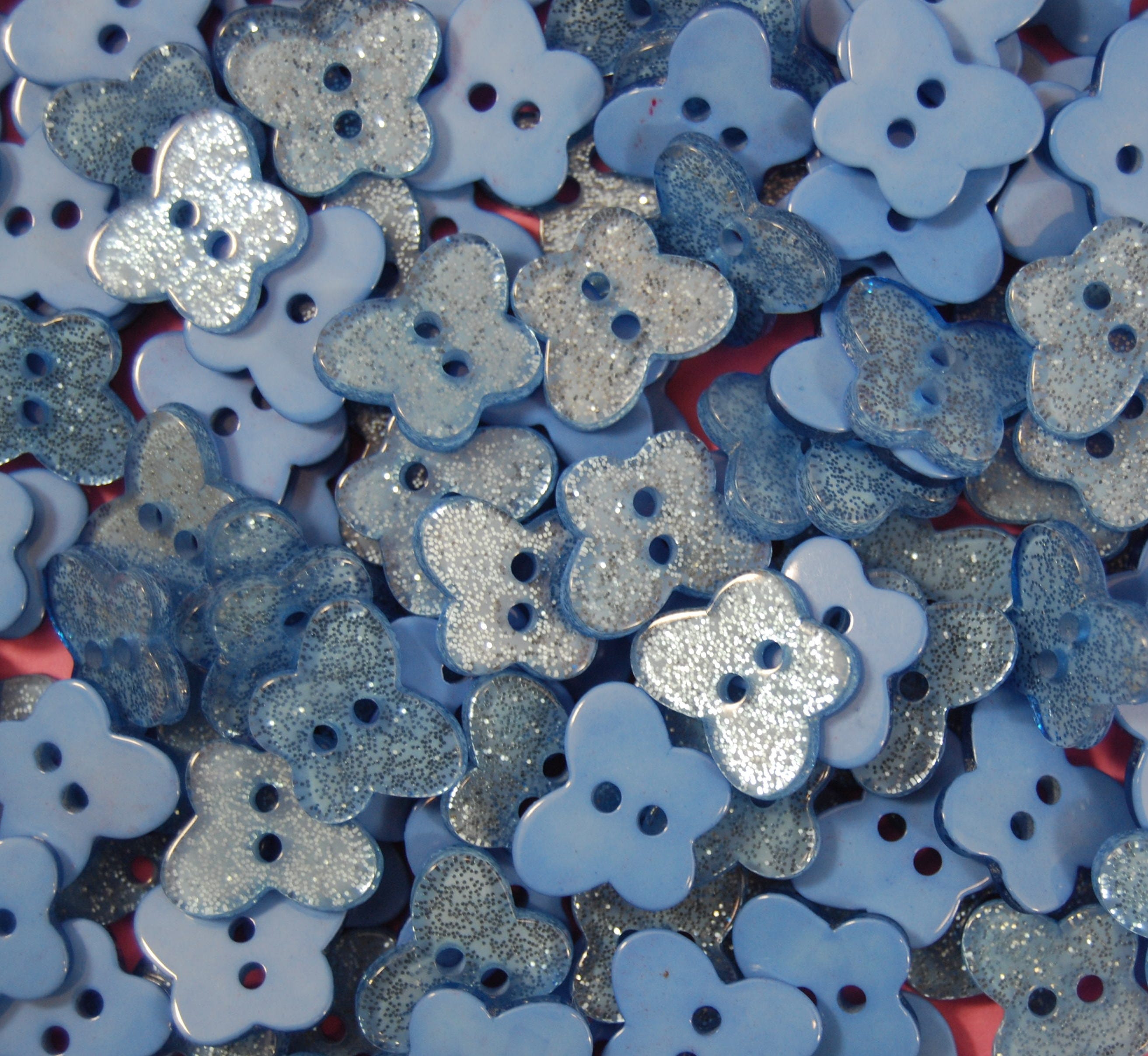 14mm Glitter Butterfly Buttons Choice of Colours Ideal for | Etsy