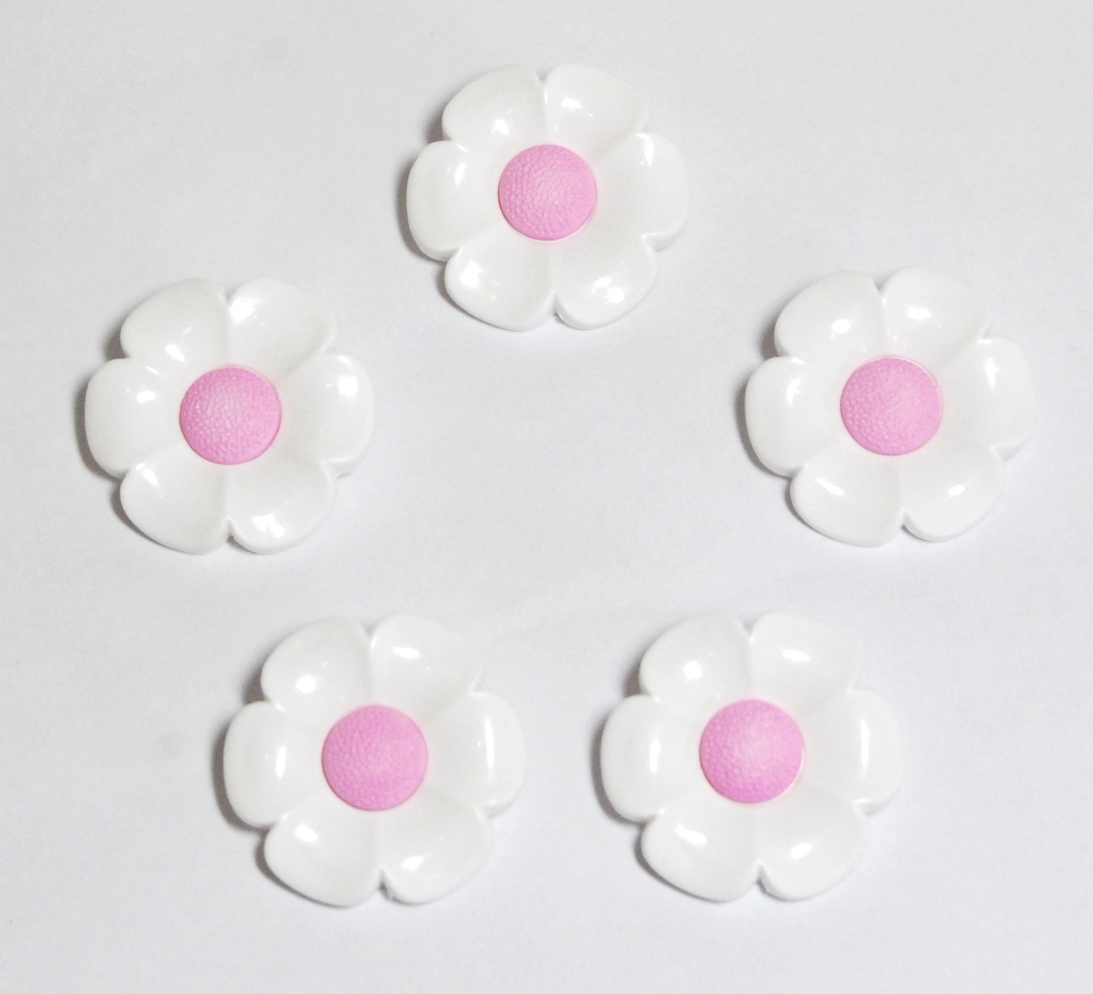 29mm Large Flower Buttons Choice of Colours Sewing | Etsy