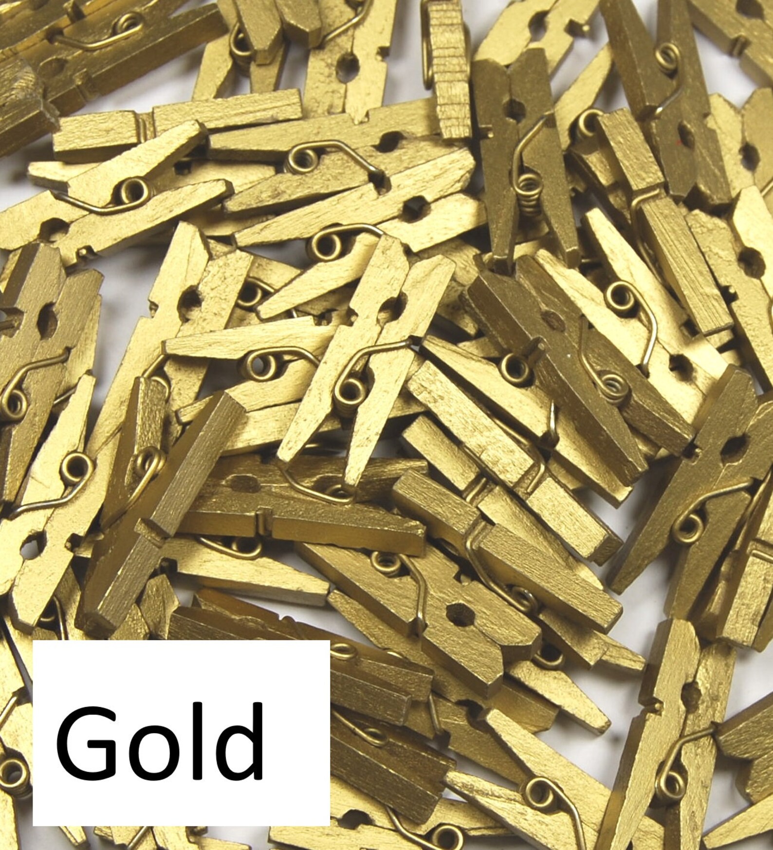 25mm Small Wooden Craft Pegs Choice of Metallic Colours - Etsy UK