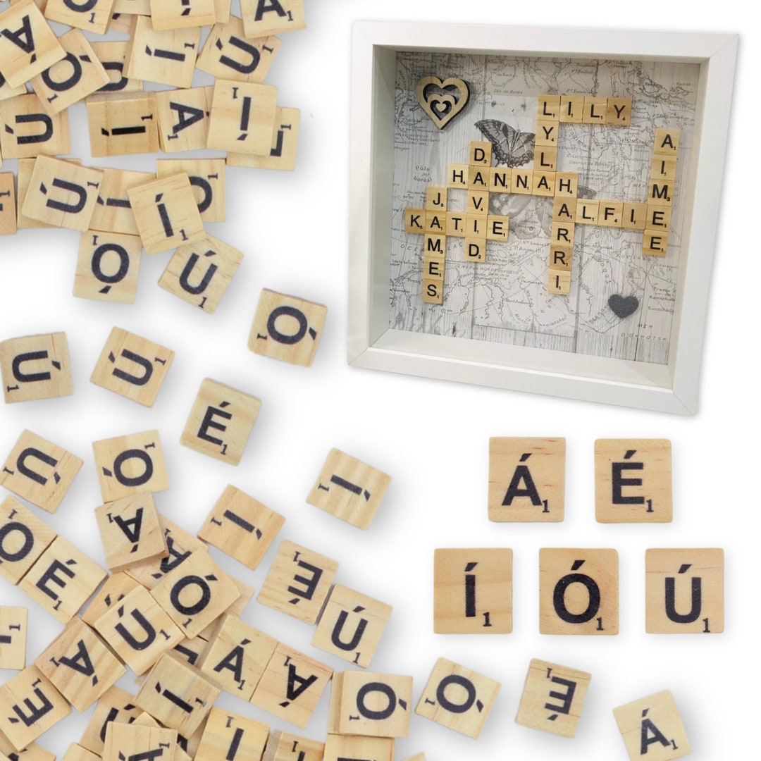 Fada Vowels Same Letter Scrabble Tiles - Mixed Bags of Wooden Tiles ...