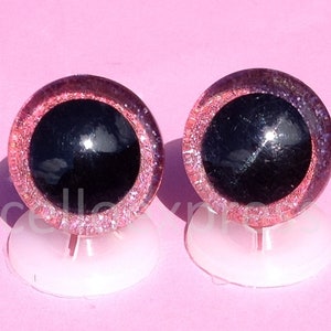 3D 25mm Safety Teddy Eyes With PLASTIC BACKS - Choice of Colours ...