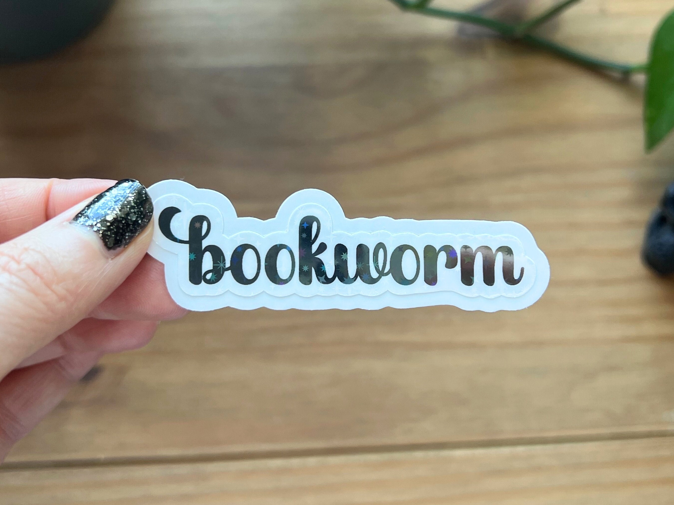 Reading Sticker: bookworm, Bookish Gift for Readers, Book Lovers - Etsy