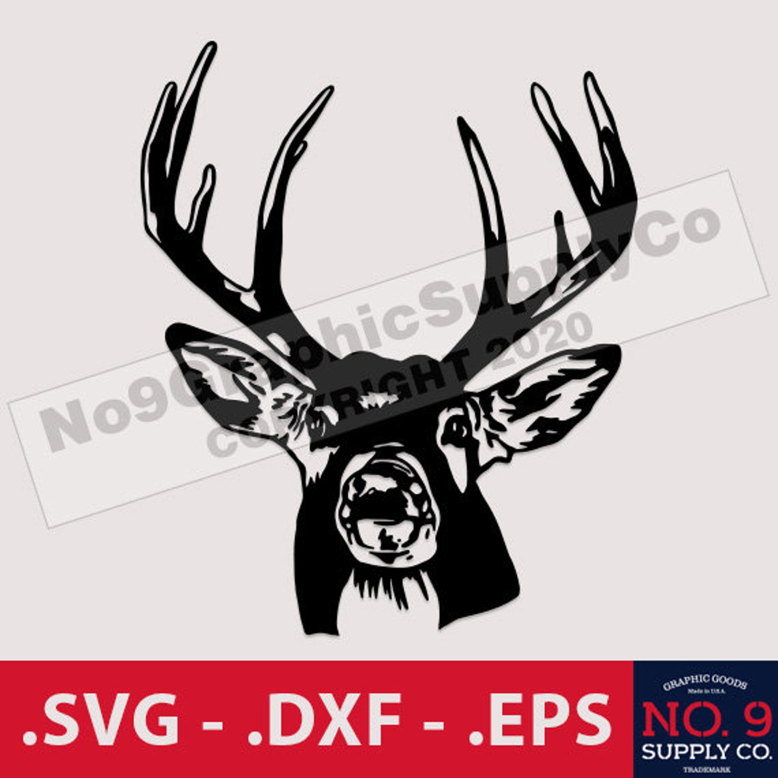 Hirsch SVG Hirsch Kopf SVG Whitetail Buck Hirsch Jäger SVG - Etsy ...