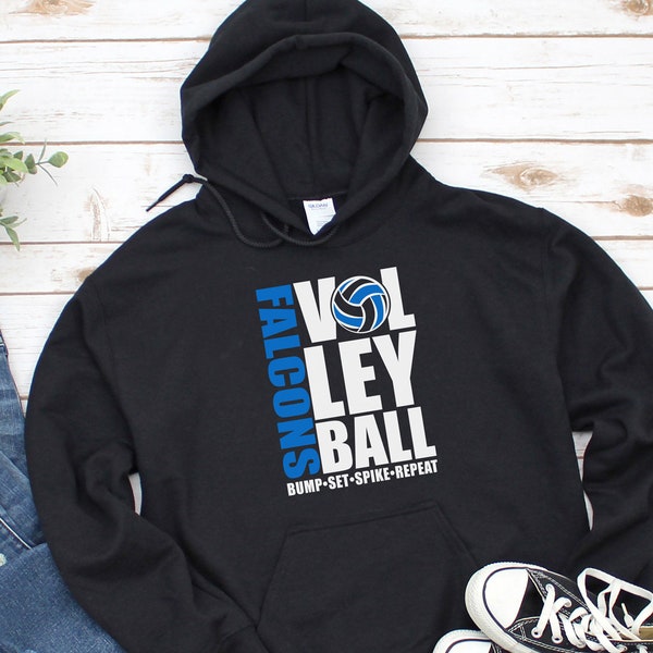 Falcon Volleyball Svg - Etsy