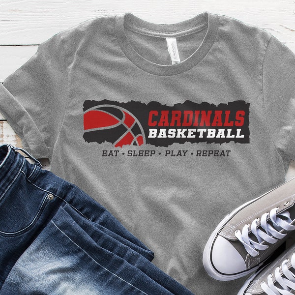 Louisville Cardinals Basketball Svg - Etsy