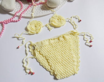 Crochet Infant Bikini - Etsy