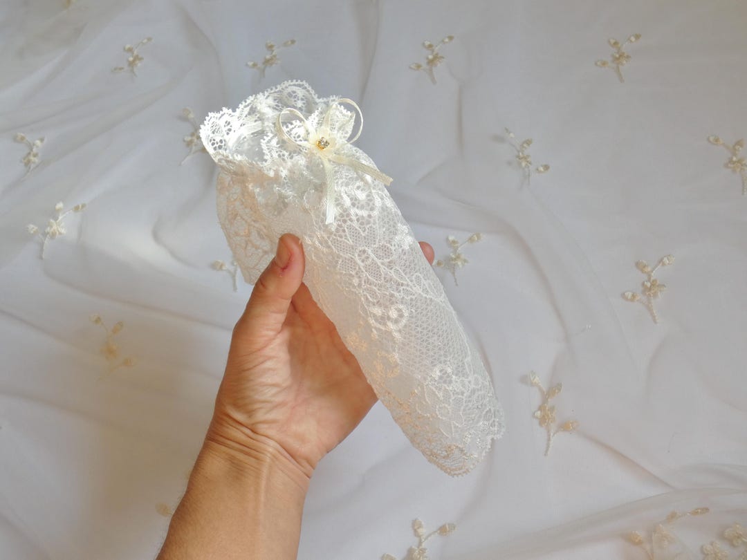 White Lace Willy Warmer Open Tiped - Etsy