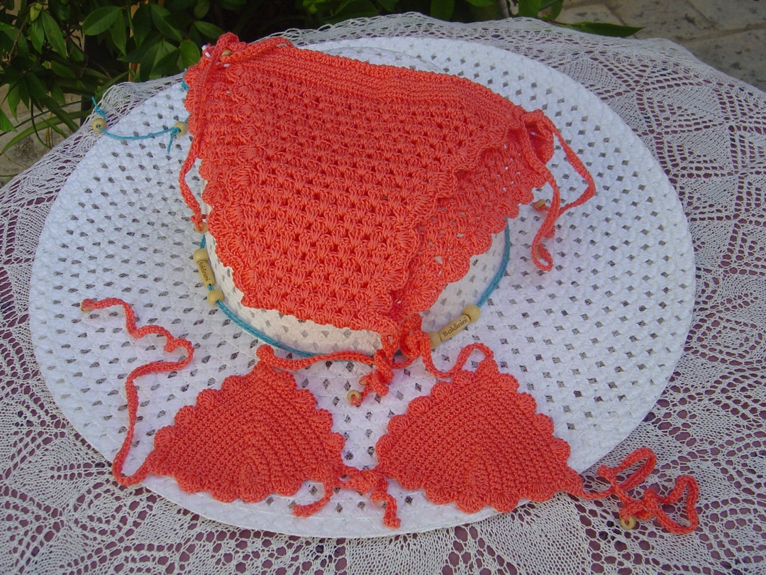 Crochet Bikini Set for Young Girls | Crochet Swimsuit | Bikini for ...