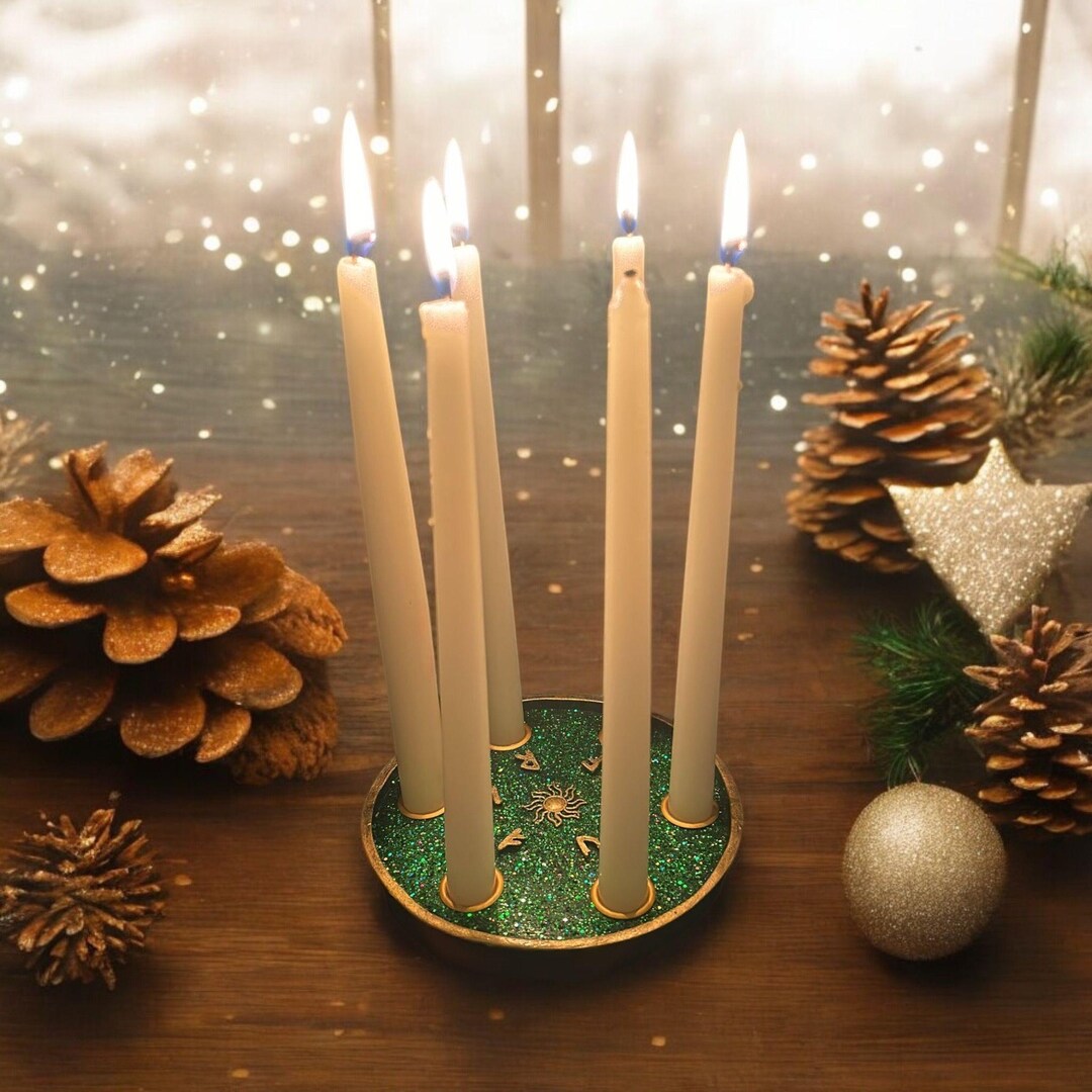 Sunwait Mini Altar Yule Runes Pagan - Etsy