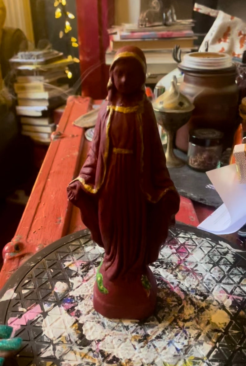 Red Goddess Mary Lilith Babalon Magdalene Statue. Pagan - Etsy Canada