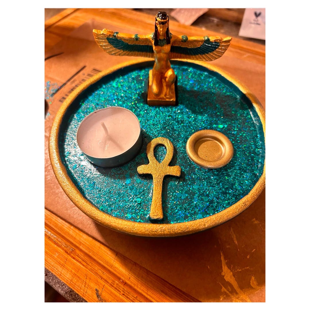 Isis Mini Altar , Egyptian Goddess of Magick. the All Goddess Who ...