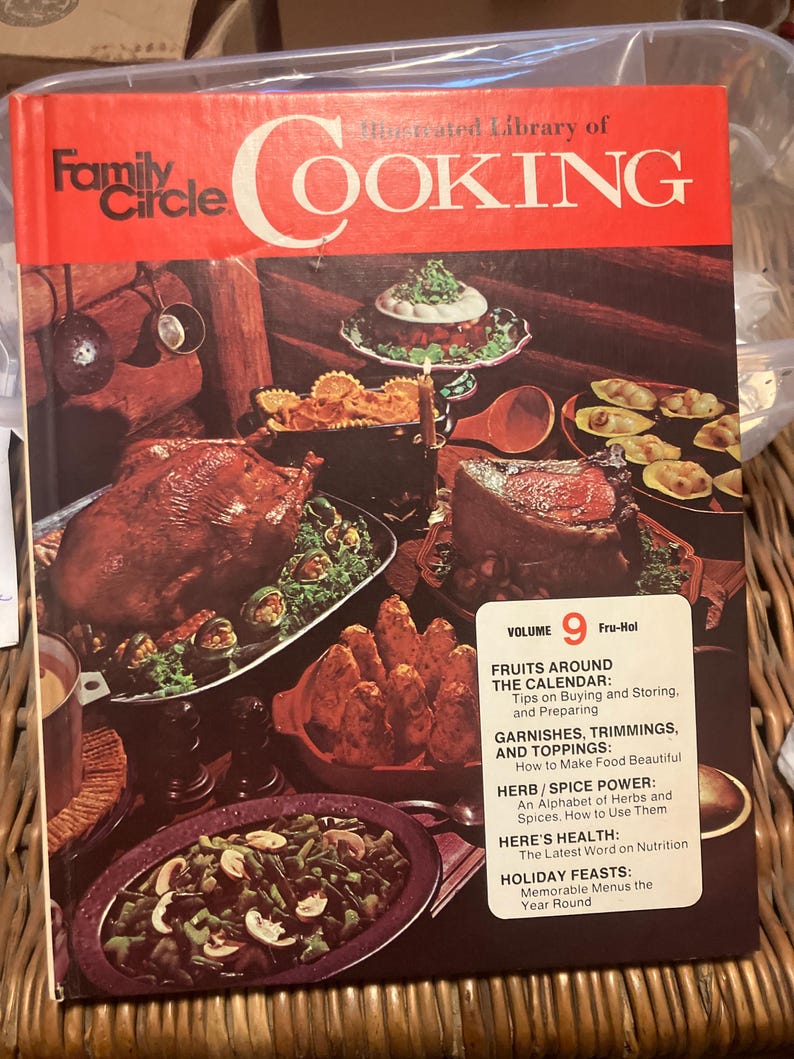 Volume 9 Family Circle Illustrated Library of Cooking Fri - Hol - Etsy