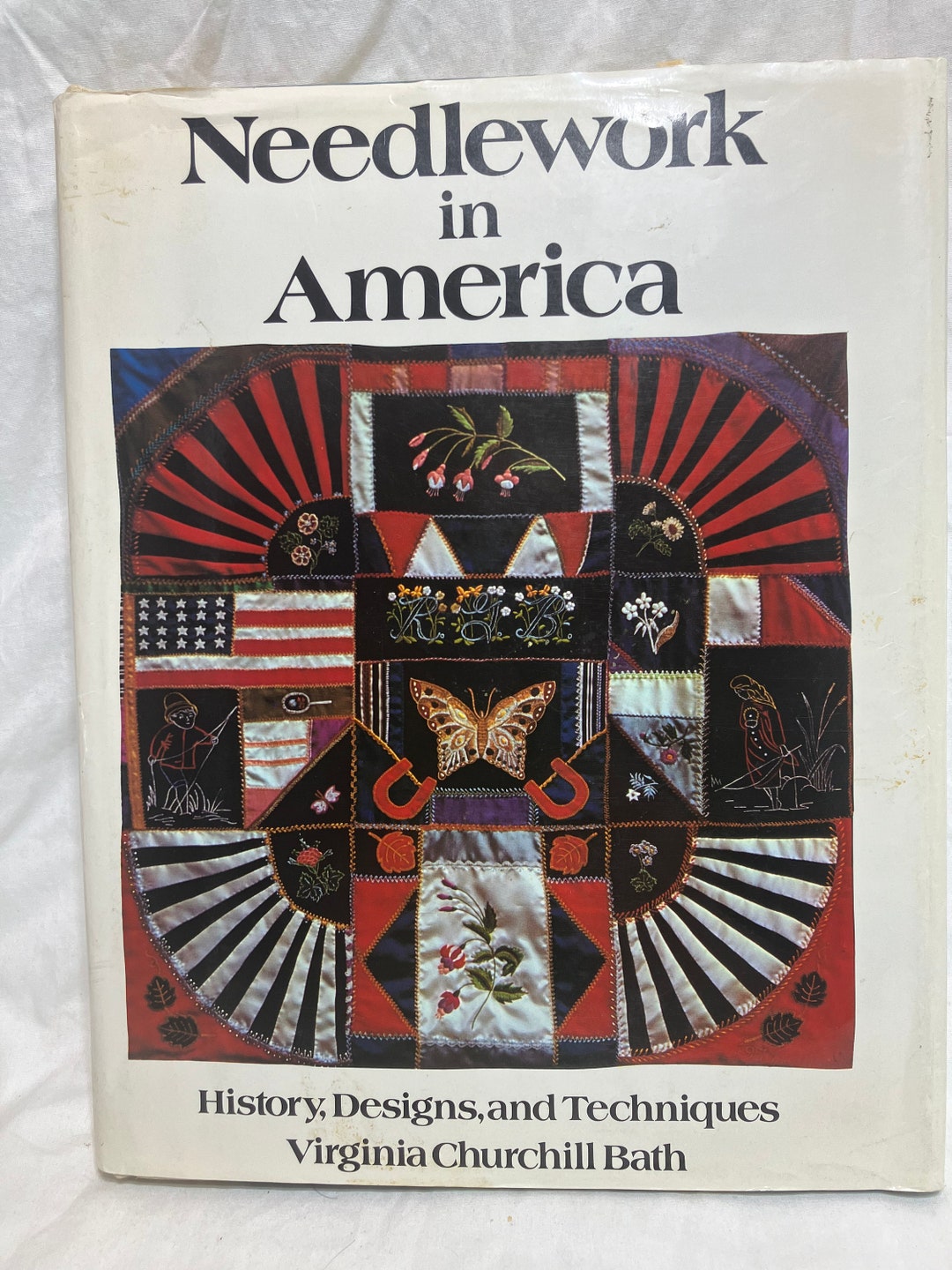 HB Book Needlework in America History Design Virginia Churchill Bath ...