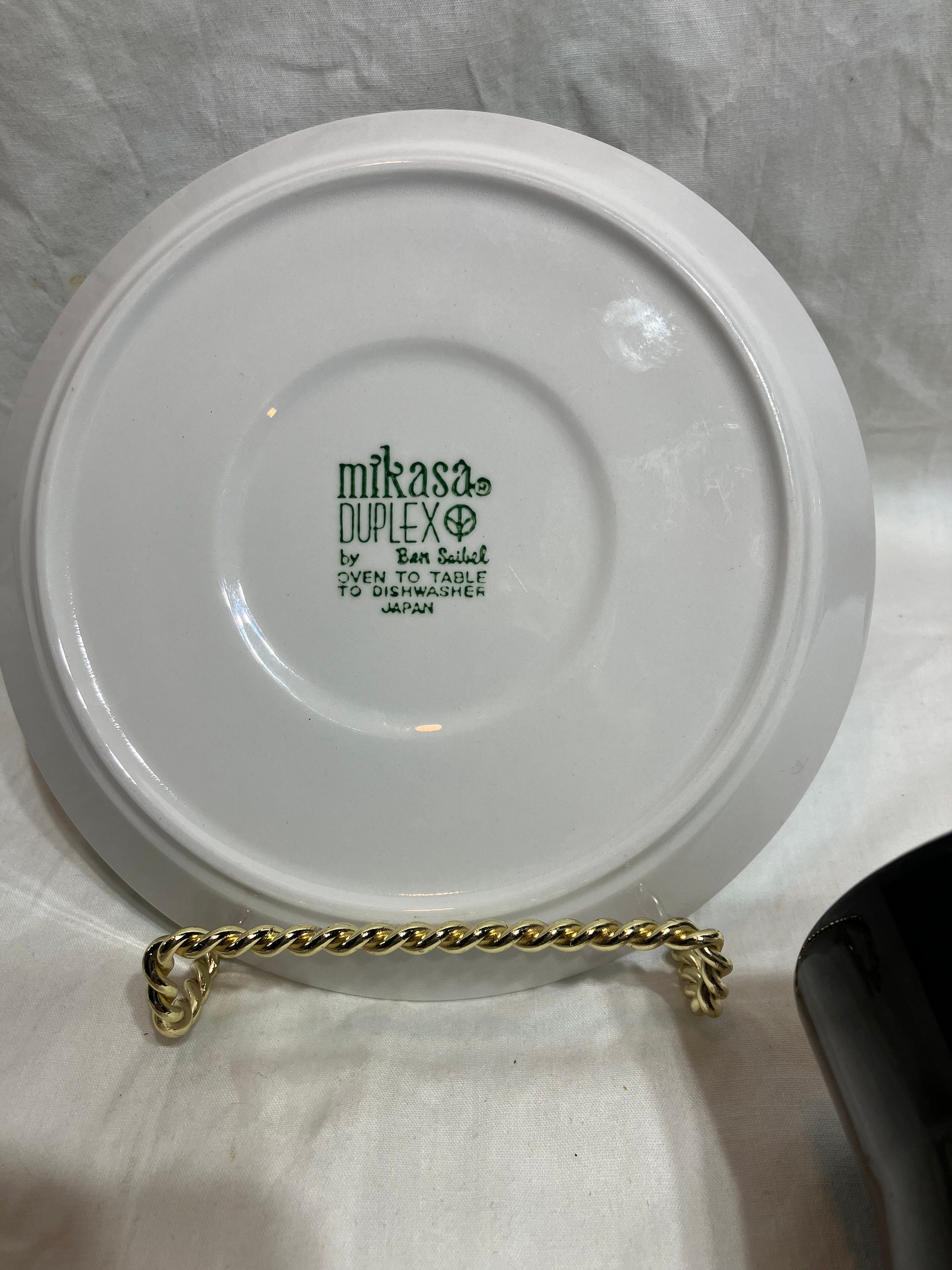 Ben Seibel Duplex Mikasa Black Cup Saucer Chip - Etsy