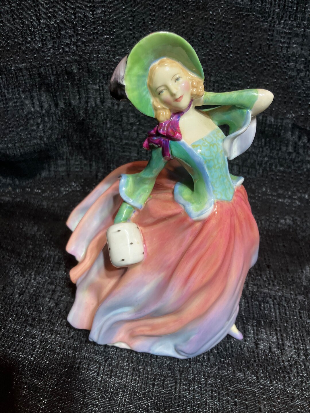 Royal Dalton Figurine Autumn Breezes Green Mark - Etsy