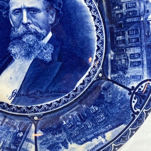 Charles Dickens Souvenir Plate Rowland Marcellus England - Etsy