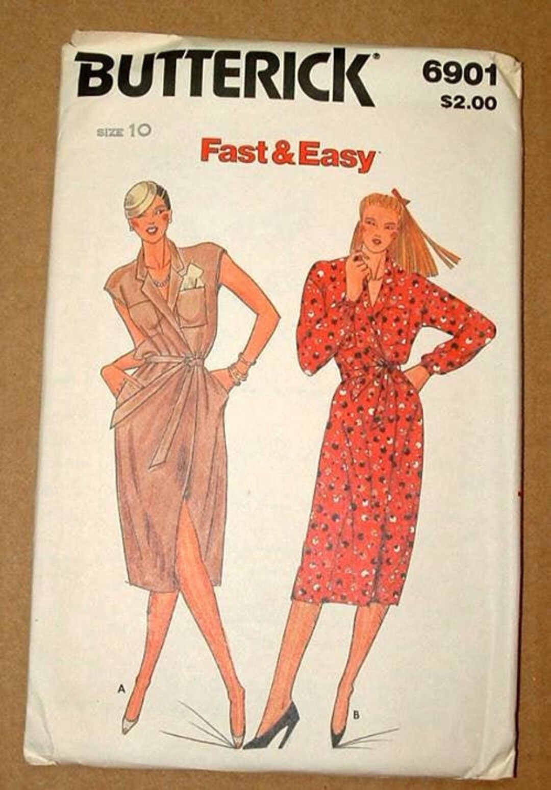 Butterick Sewing Pattern 6901 Size 10 - Etsy