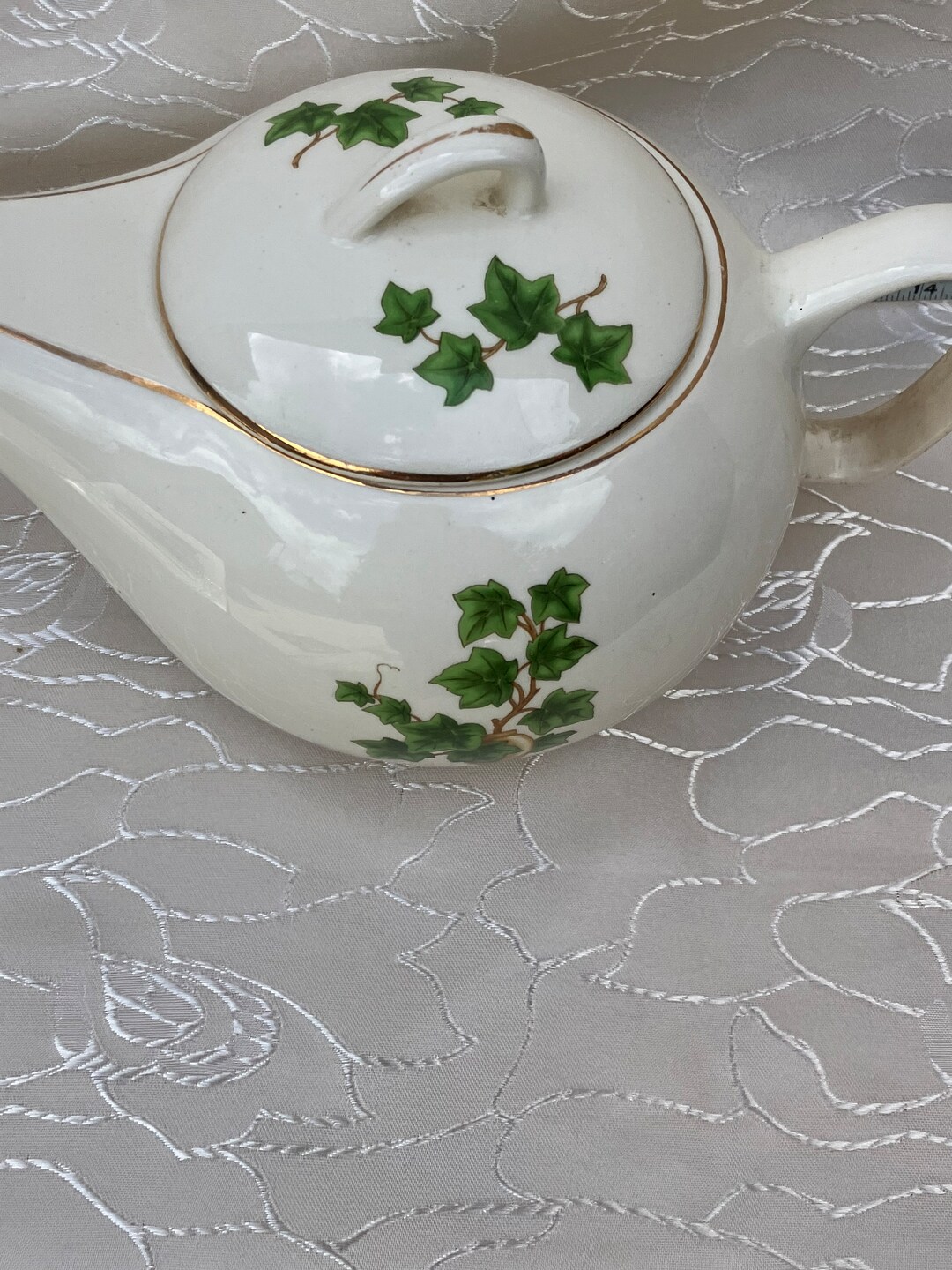 Paden City Pottery Ivy Teapot - Etsy