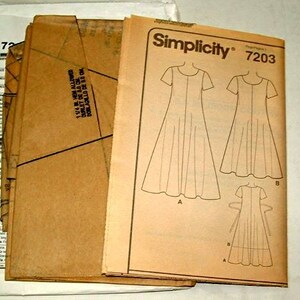 Simplicity Sewing Pattern 4203 1993 Cut Size A All Sizes - Etsy