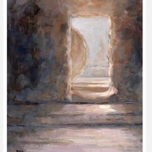 The Empty Tomb Print - Utah Artist- 8x10 Print of Acrylic Painting on ...