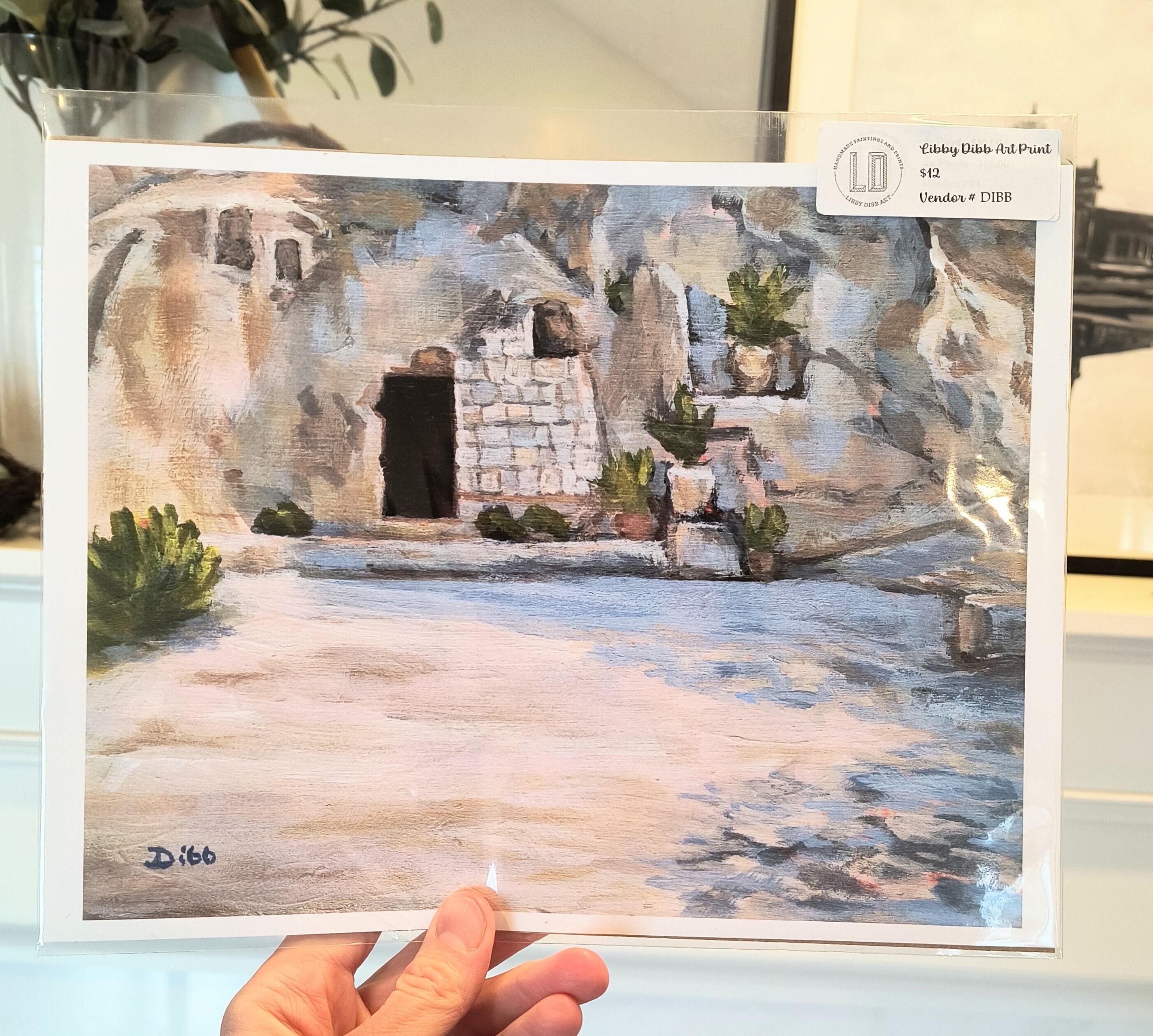 Garden Tomb Print - Utah Artist- 8x10 Print of Acrylic Painting on ...