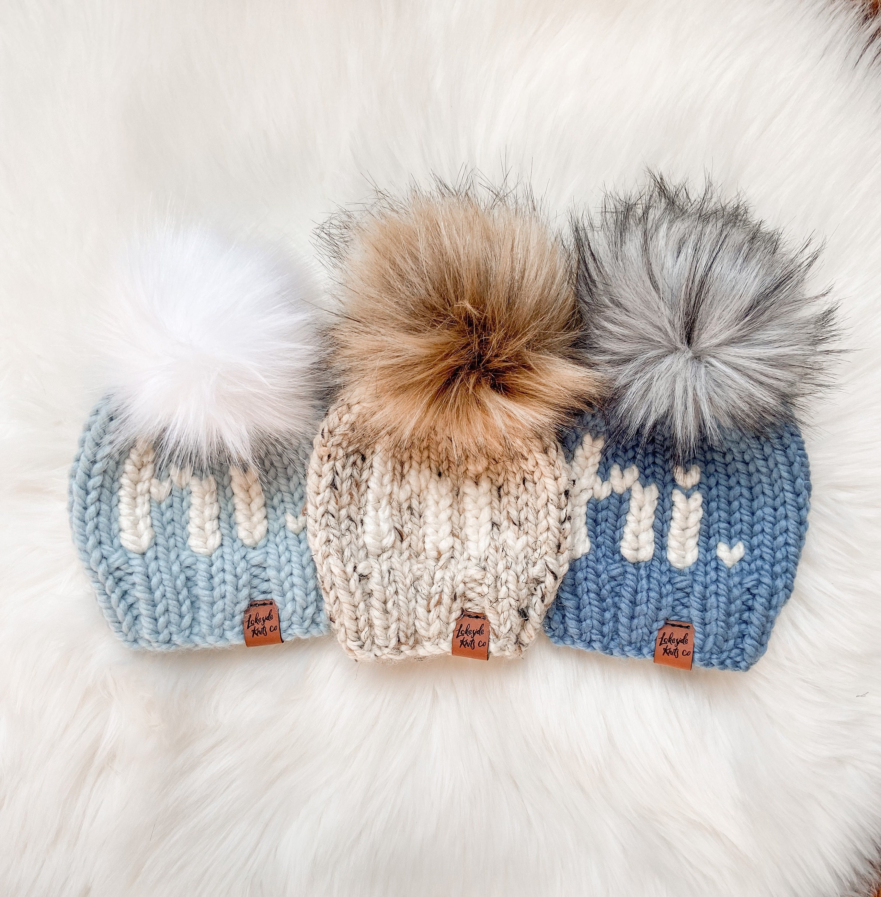 Hi Knit Toque for Newborn, Baby Gift Set, Baby Shower Gift, Gender ...