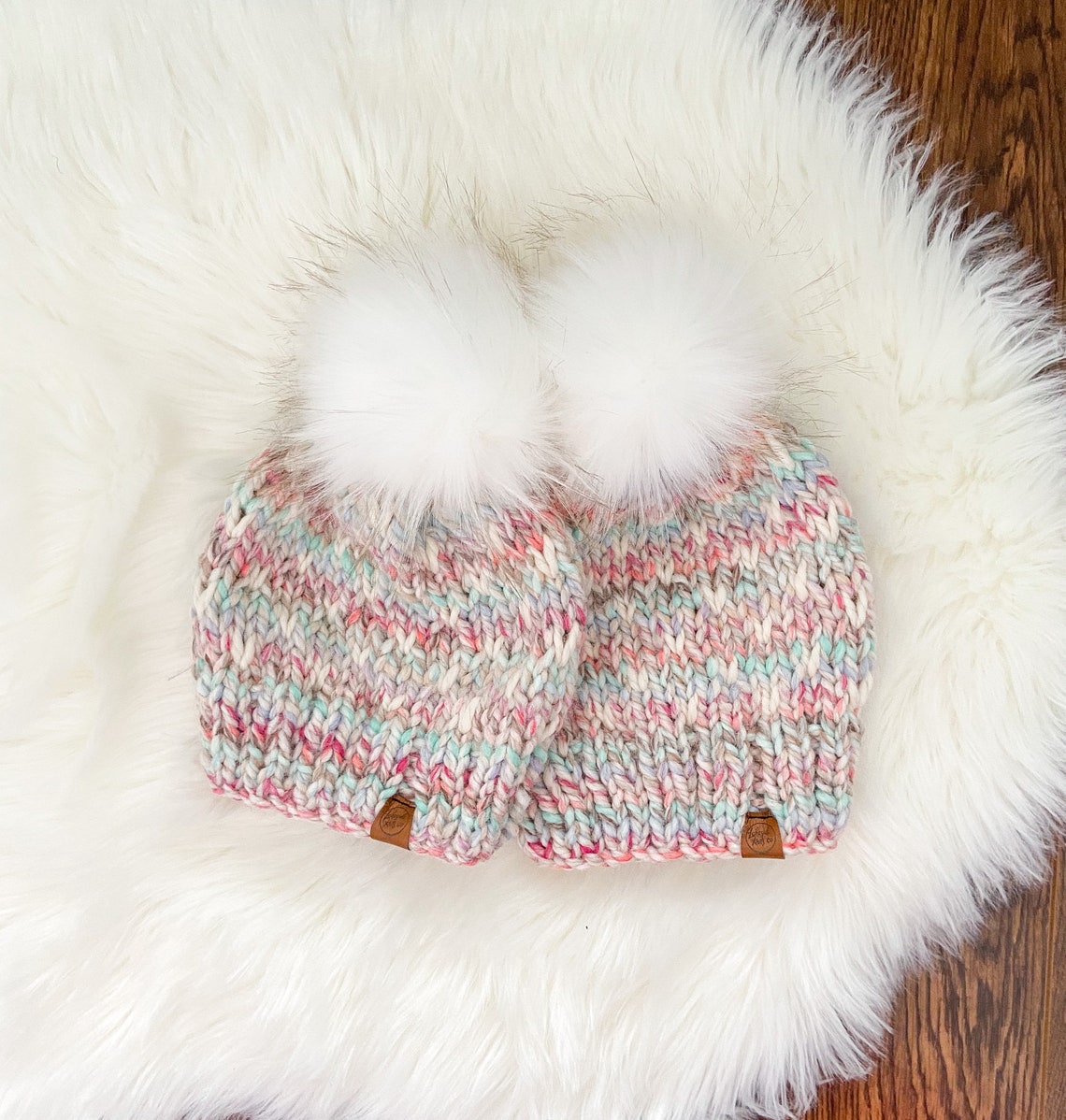 Custom Knit Hat, Tiny Heart Knit Toque, for Baby and Kids, Knitted Hat ...